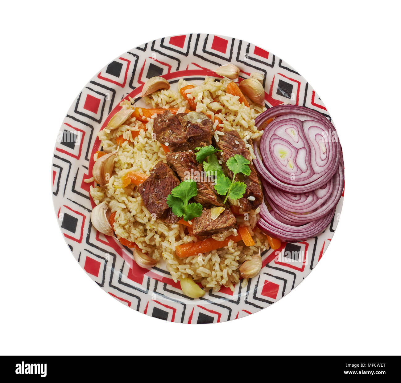 Uzbek plov Cut Out Stock Images & Pictures - Alamy