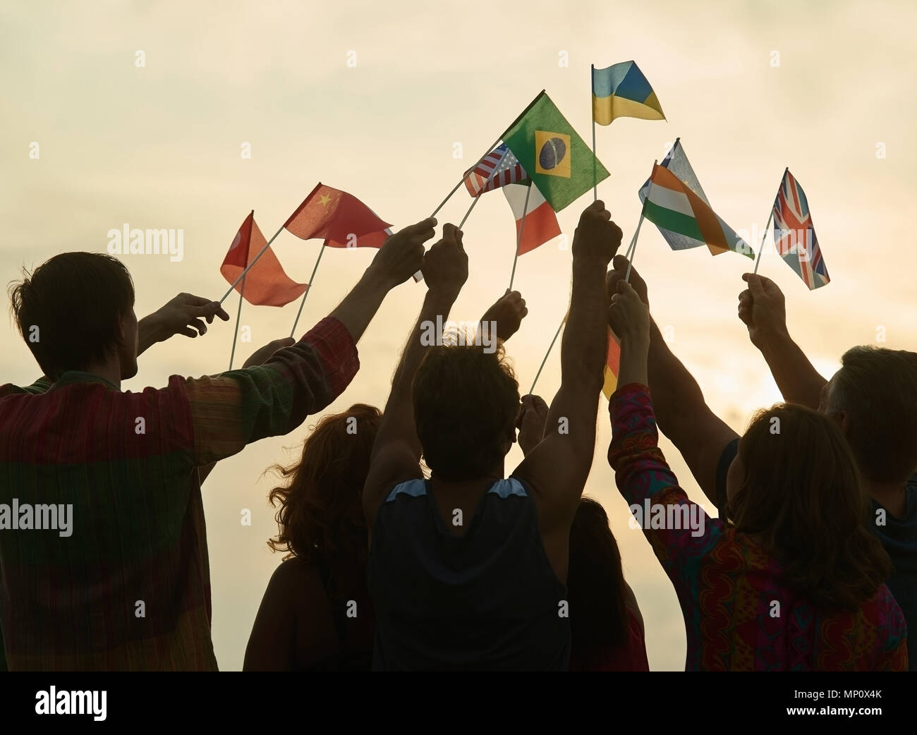 Different flag gathering Stock Photo - Alamy