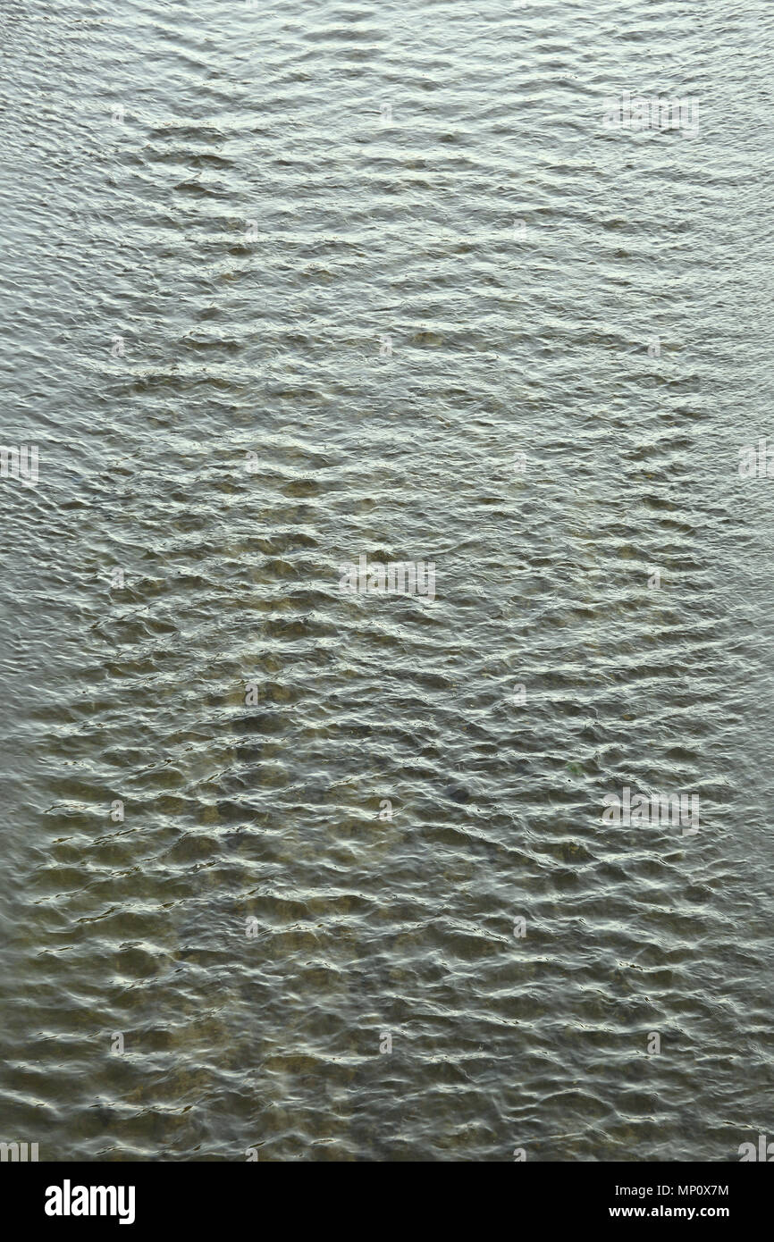 Canal Water Surface With Ripples From Above Stock Photo - Alamy