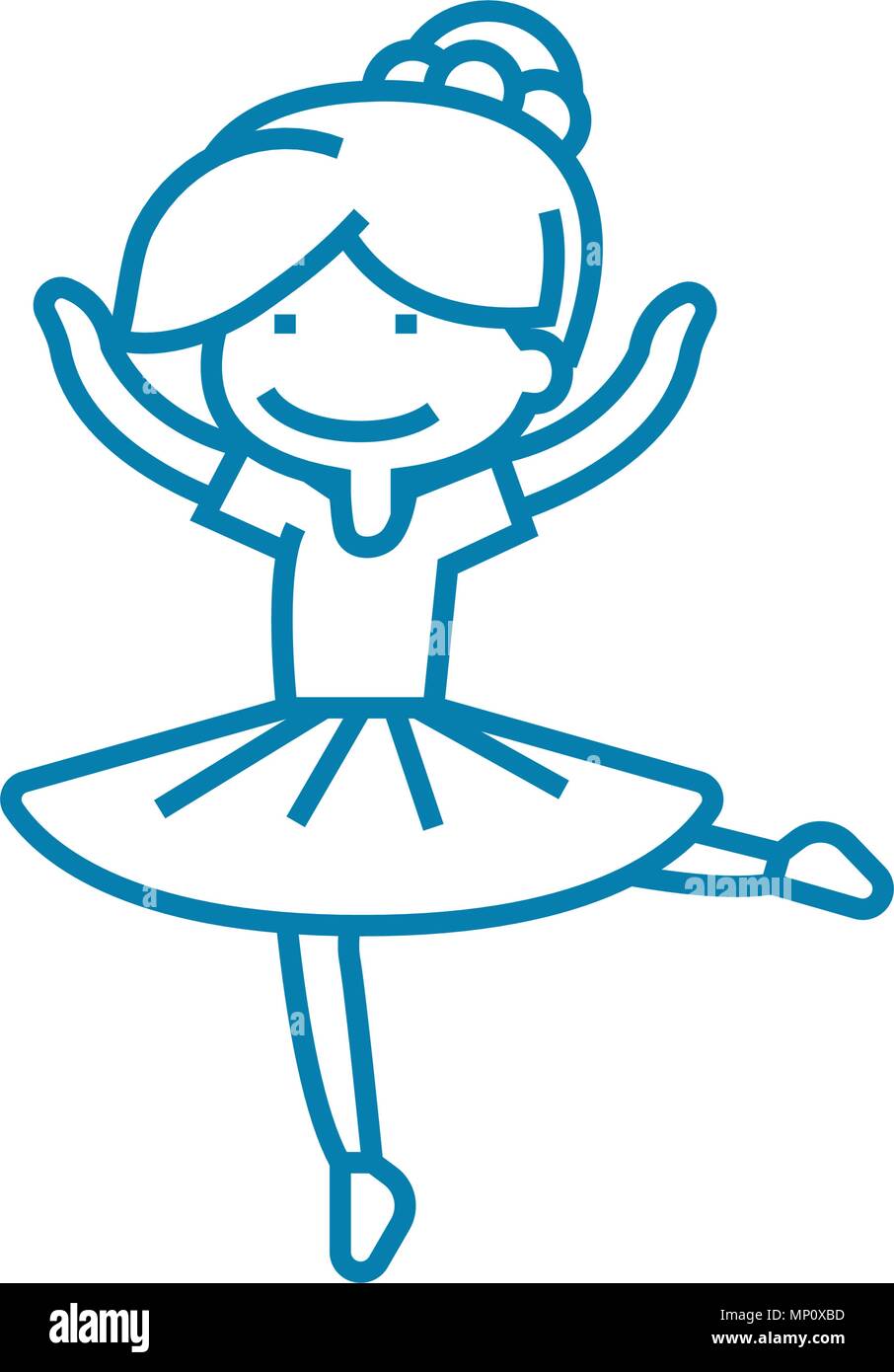 Dance club linear icon concept. Dance club line vector sign, symbol ...