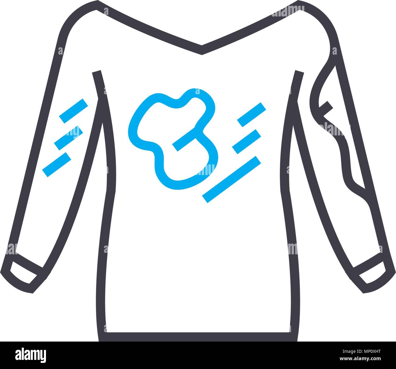 Laundry basket full clothes Stock Vector Images - Alamy