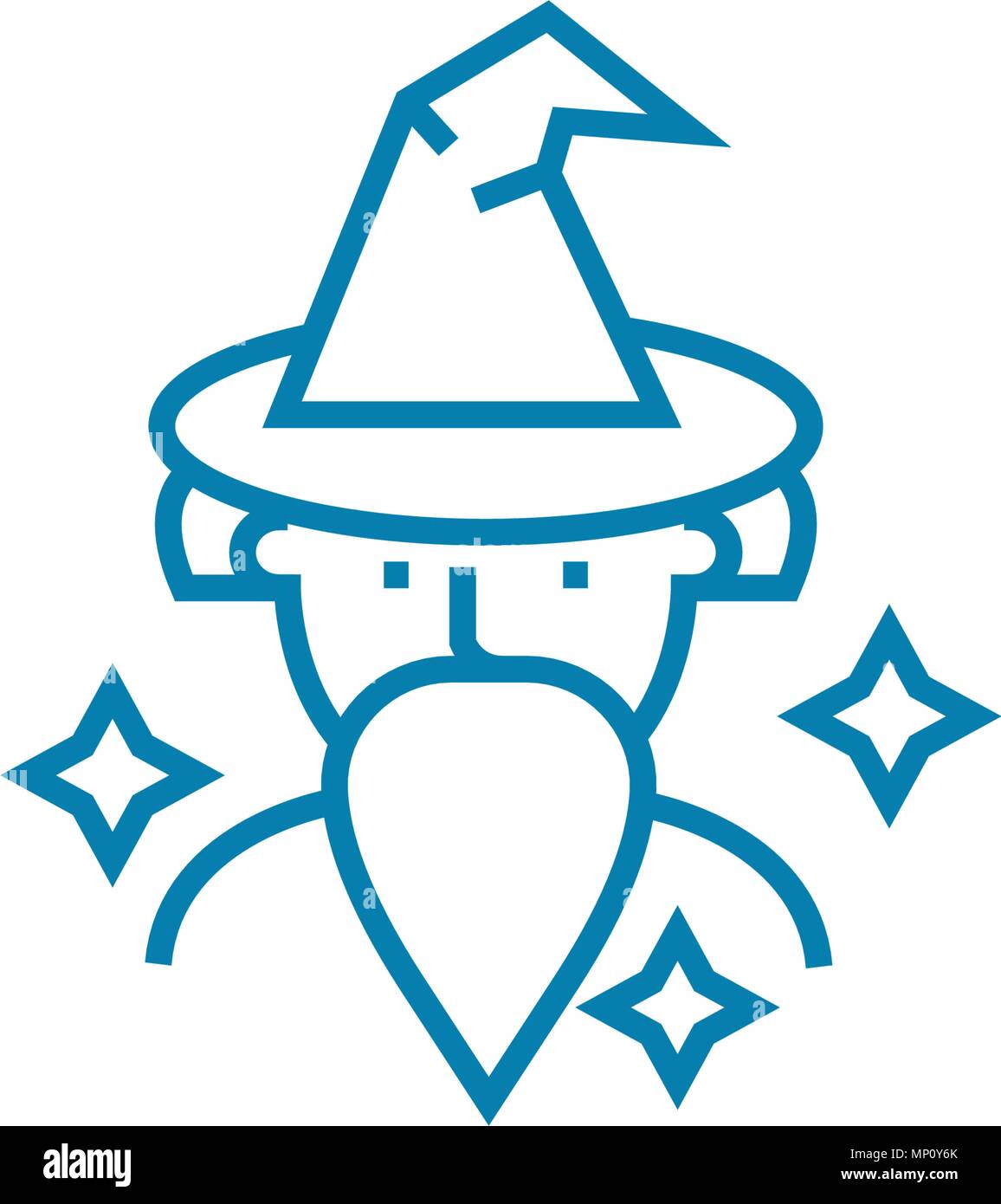 Fairy tales linear icon concept. Fairy tales line vector sign, symbol ...