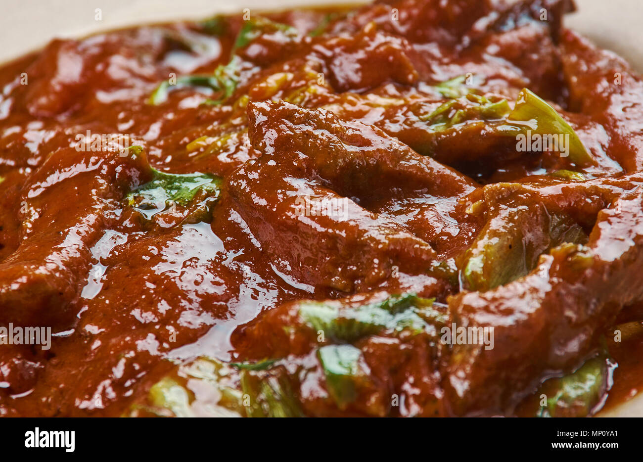 Pichu Potta Kozhi - Shredded Chicken Fry, Indian food Stock Photo - Alamy