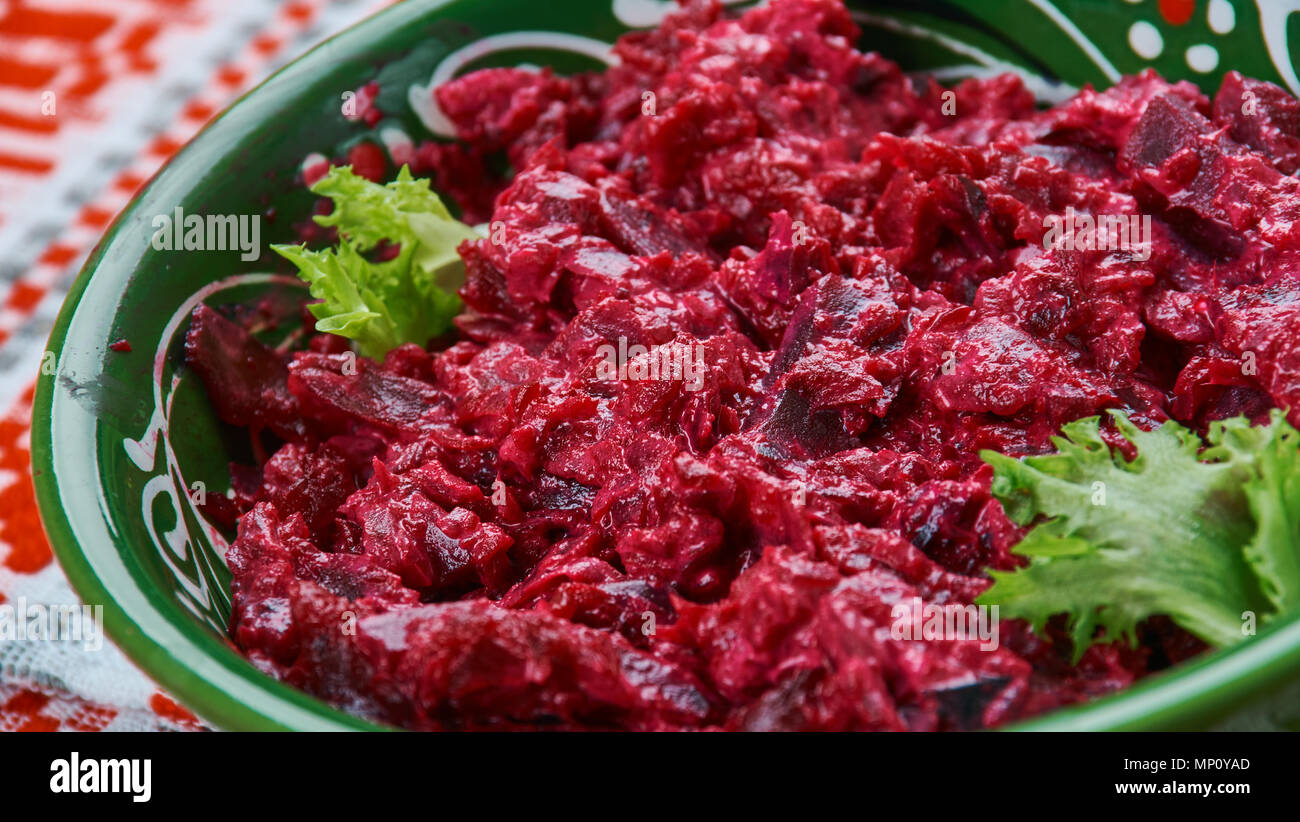 Polish Fried Beets - Buraczki Zasmazane Stock Photo - Alamy