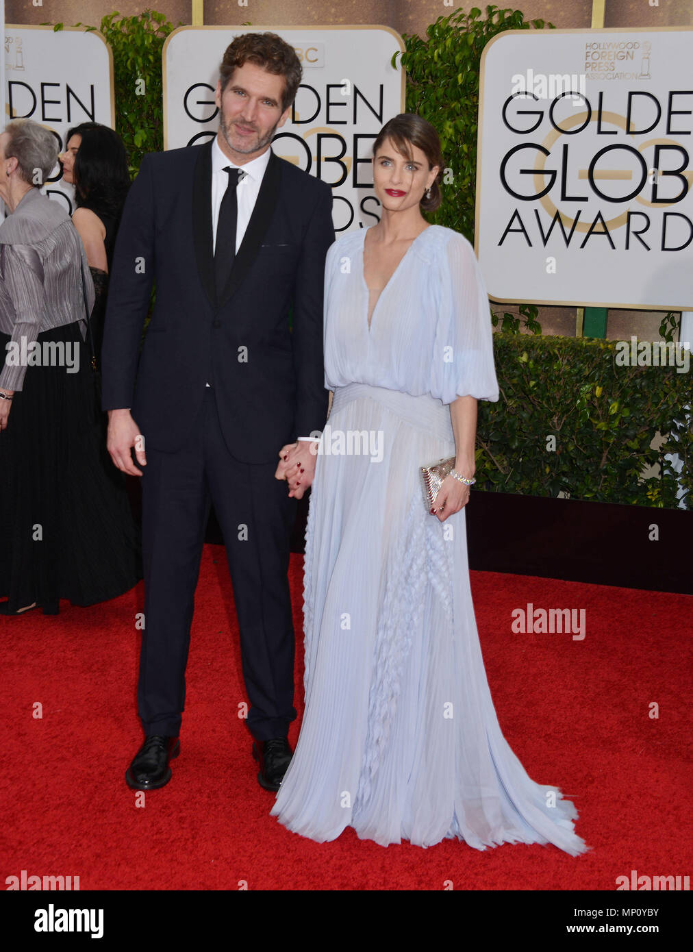 Amanda peet and david benioff hi-res stock photography and images - Alamy