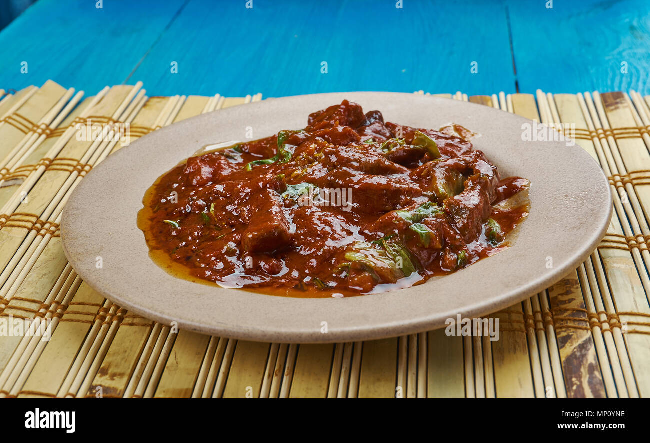 Pichu Potta Kozhi - Shredded Chicken Fry, Indian food Stock Photo - Alamy