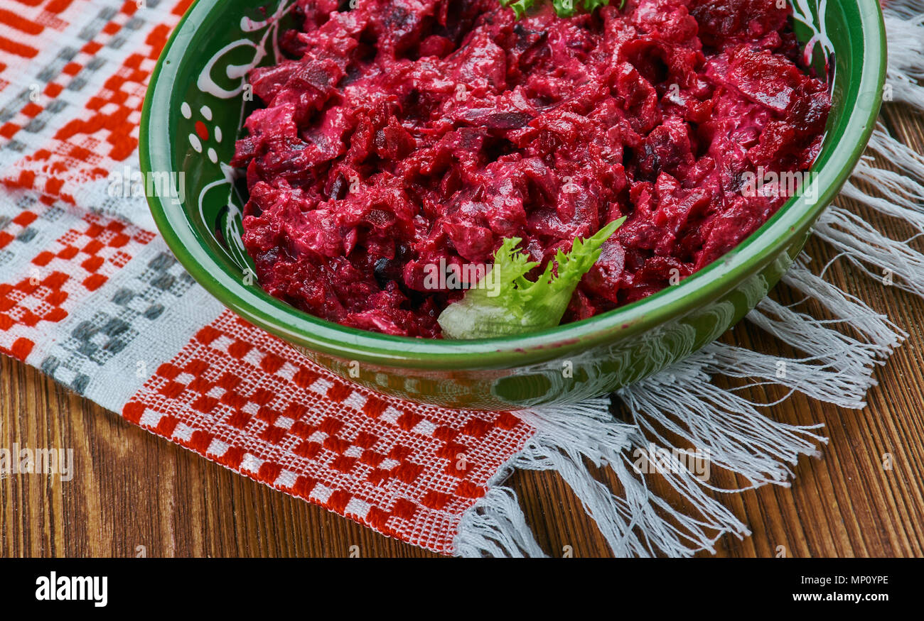 Polish Fried Beets - Buraczki Zasmazane Stock Photo - Alamy