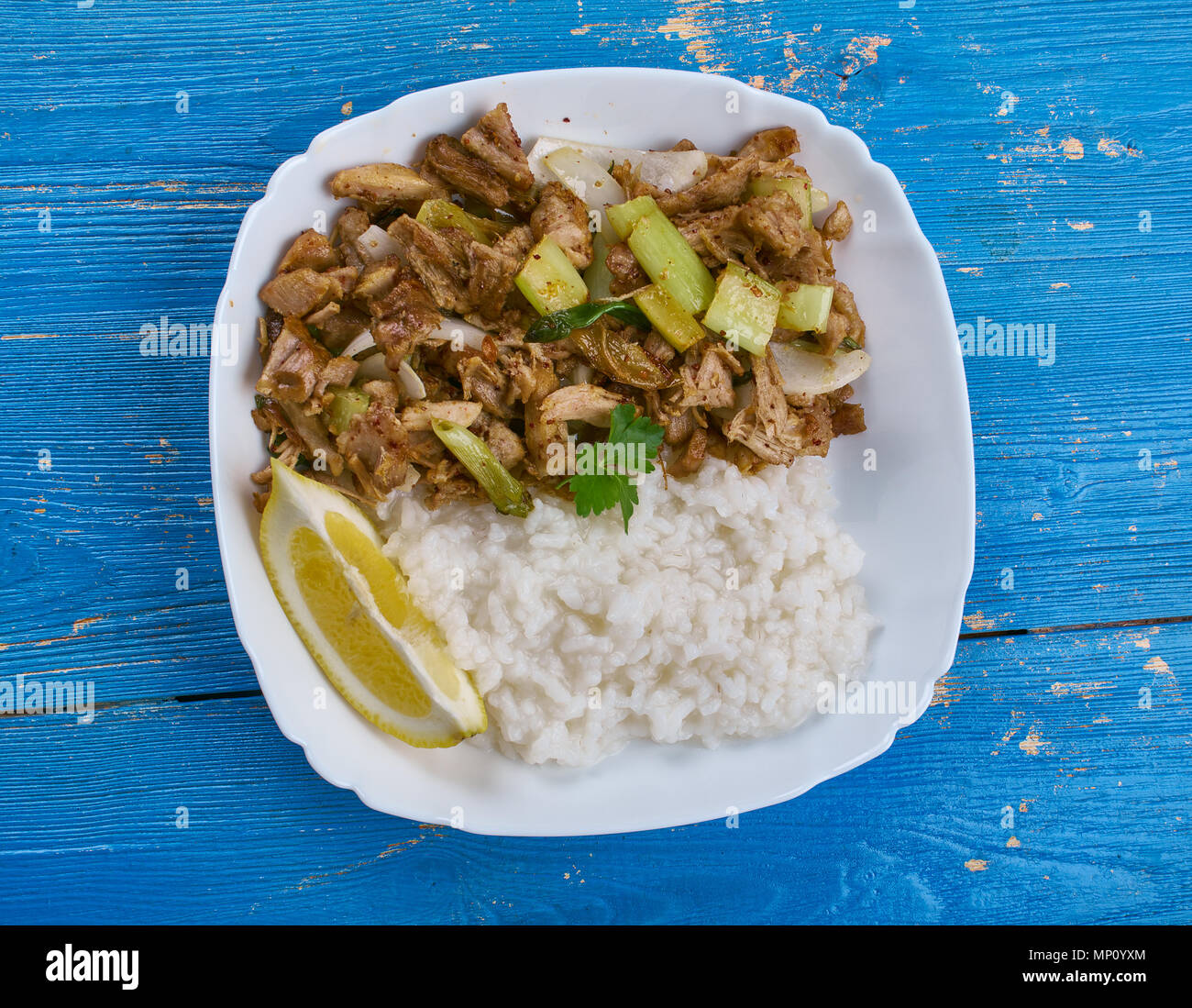 Machaca - Authentic Mexican Shredded Beef, close up Stock Photo - Alamy