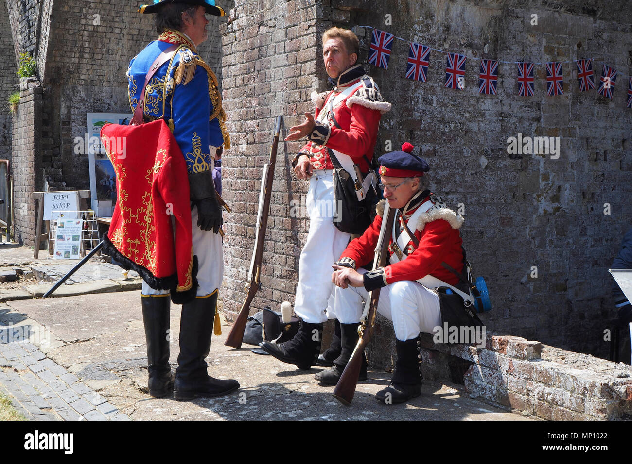 Reenactment of the Napoleonic Wars Stock Photo - Alamy