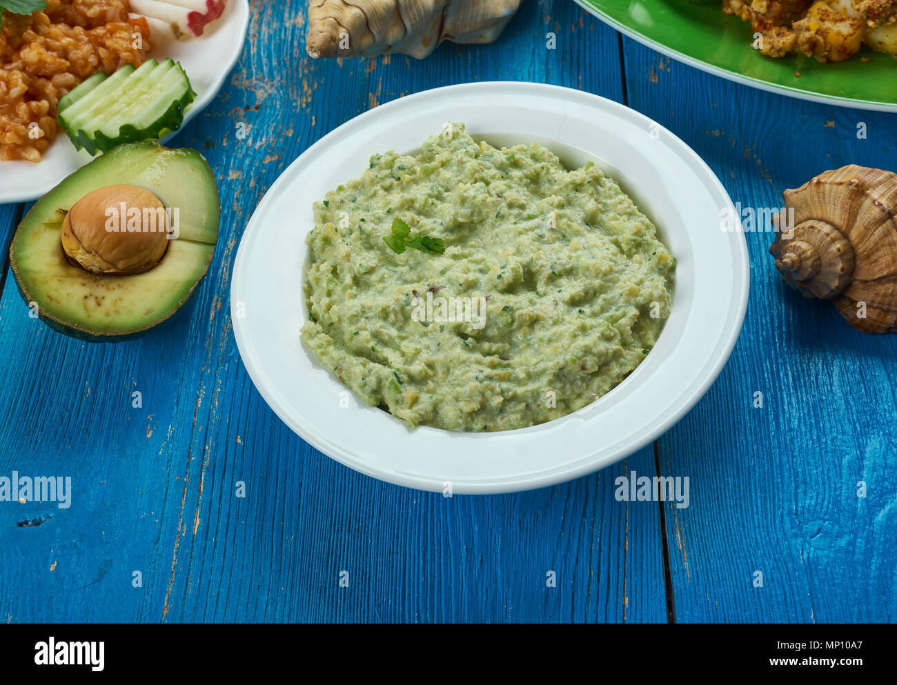Mexican cuisine , Avocado Salsa Verde, Traditional assorted Aztecs ...