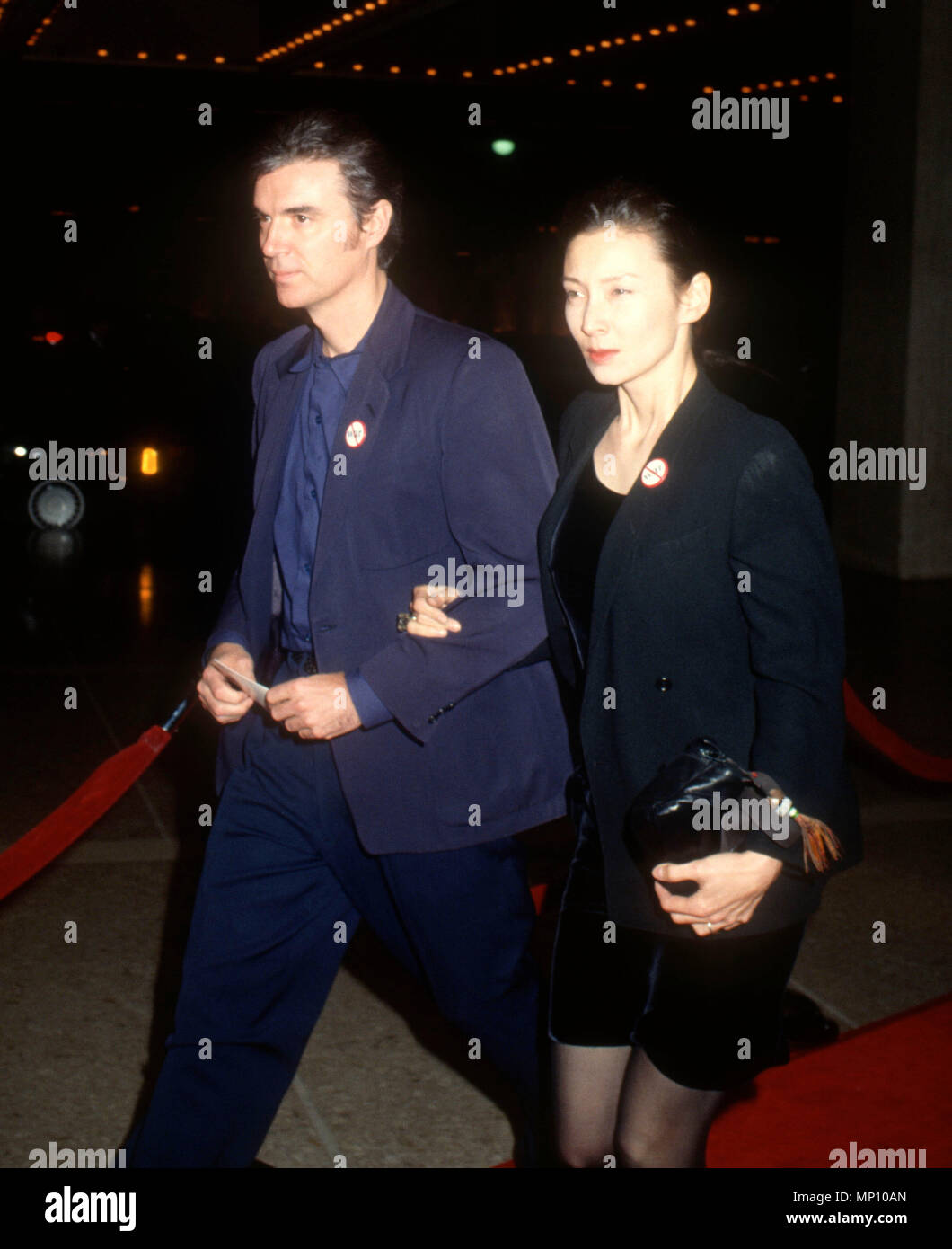 CENTURY CITY, CA - JANUARY 15: (L-R) Musician David Byrne of Talking ...