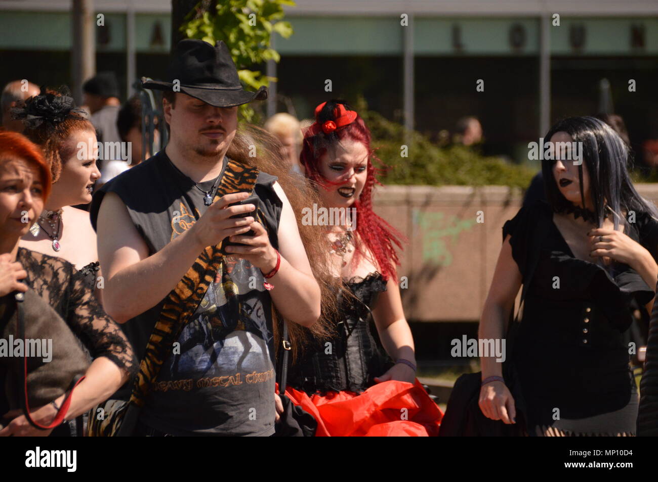 WGT 2018 Leipzig Sachsen Germany Wave Gotik Treffen Gothic Stock Photo ...