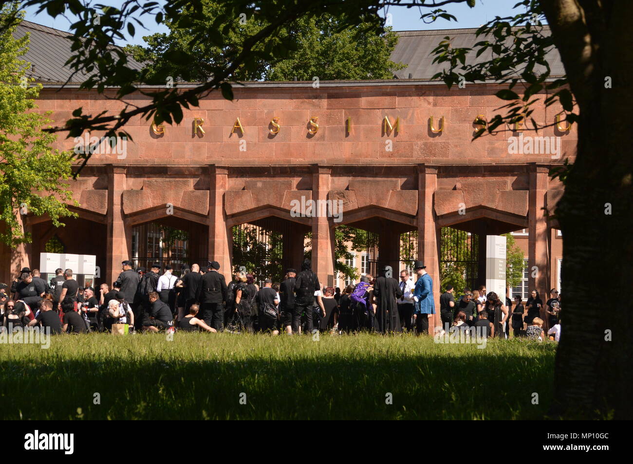 WGT 2018 Leipzig Sachsen Germany Wave Gotik Treffen Gothic Stock Photo ...