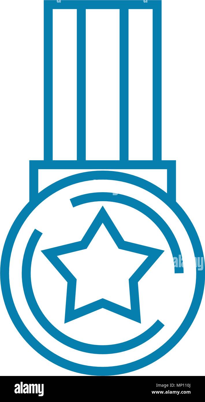 Indicator of success linear icon concept. Indicator of success line ...