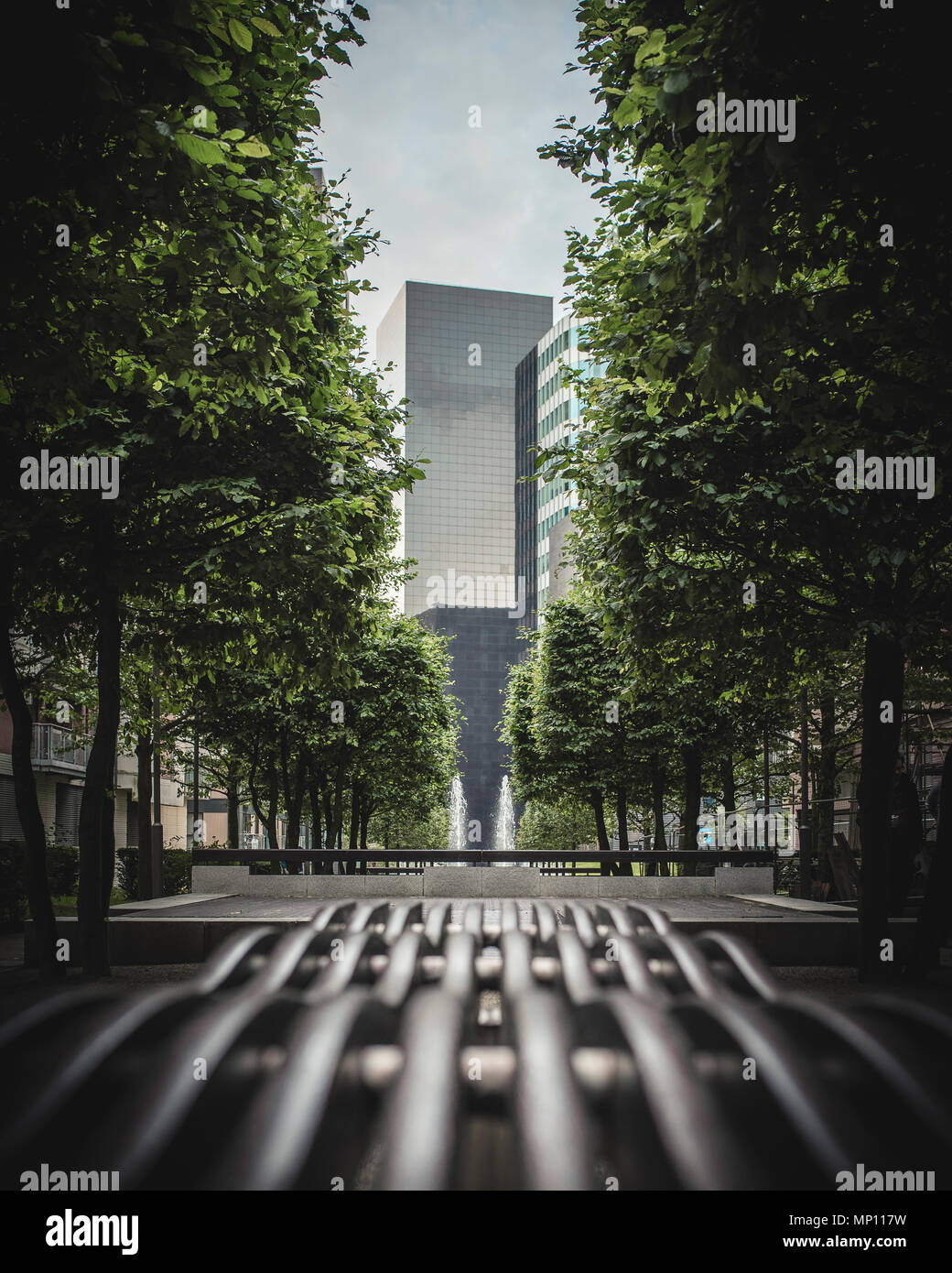 Manchester City Skyscraper Stock Photo - Alamy