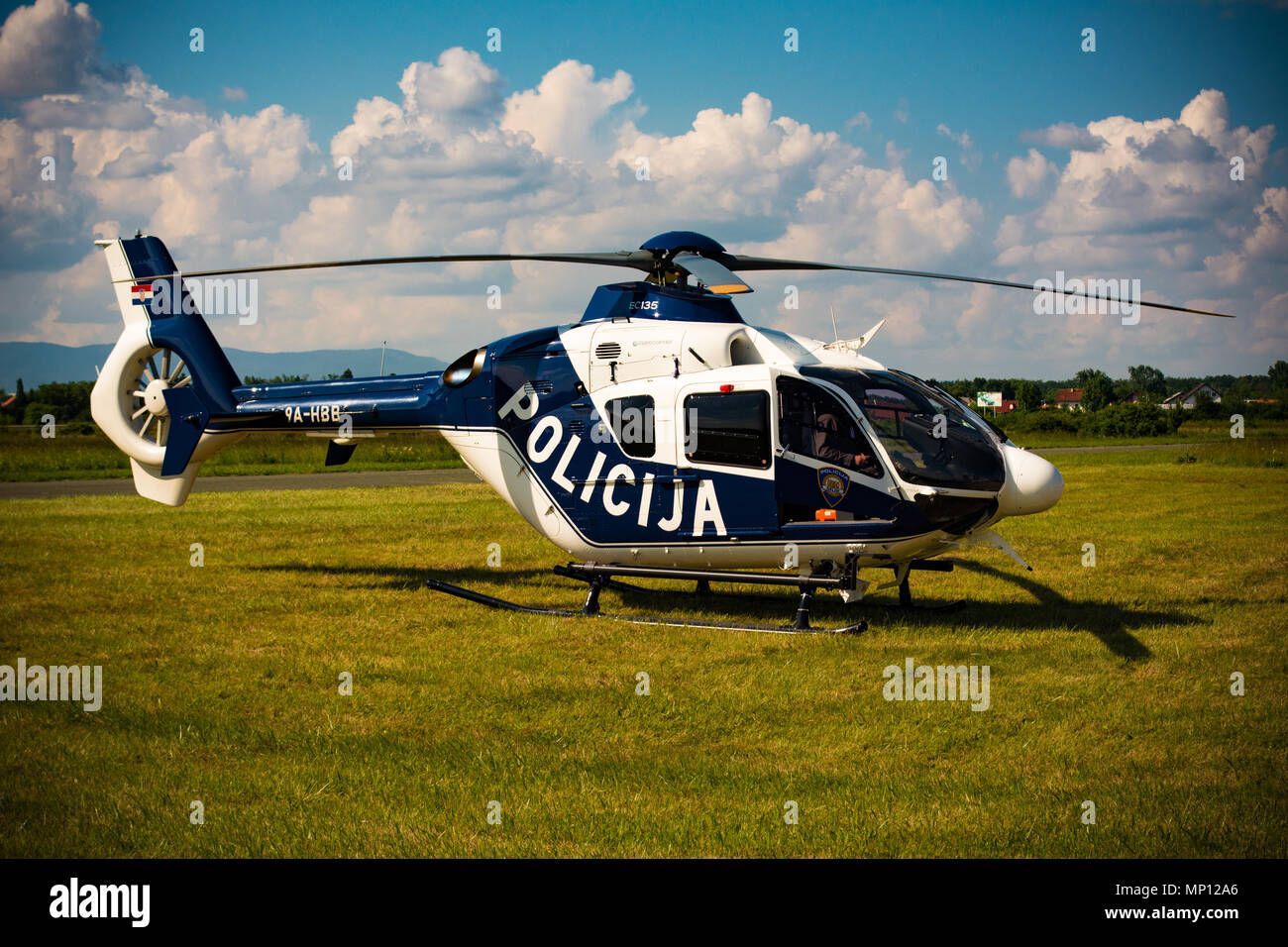 Ec135 police helicopter hi-res stock photography and images - Alamy