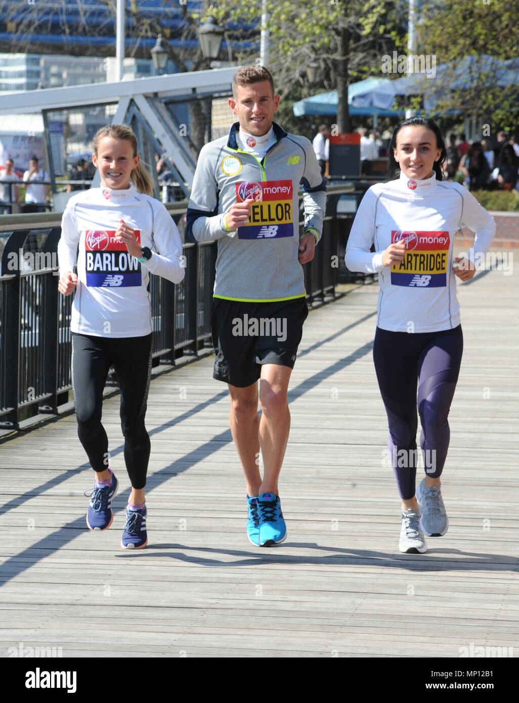 London Marathon photocall at the Tower Hotel, United Kingdom. Featuring ...
