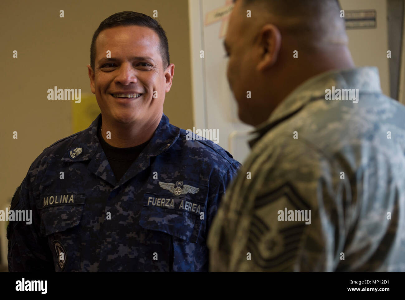 El Salvadoran Air Force First Sgt. Raul Mauricio Molina Cedillos ...