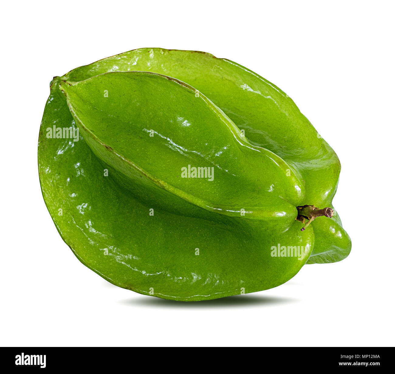 Carambole on white background Stock Photo - Alamy