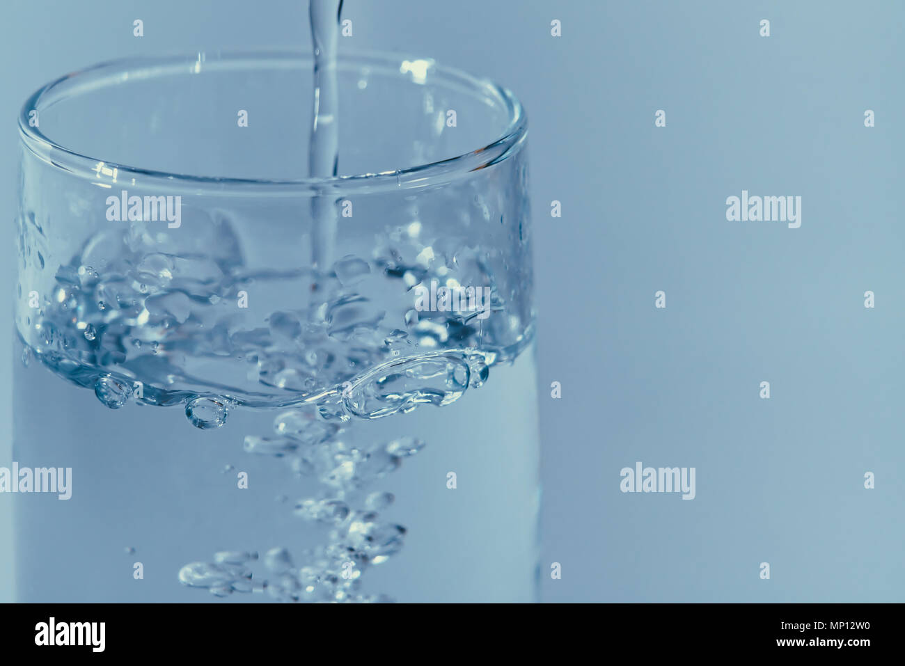 closeup glass of water, fresh and pure water, world of water day ...