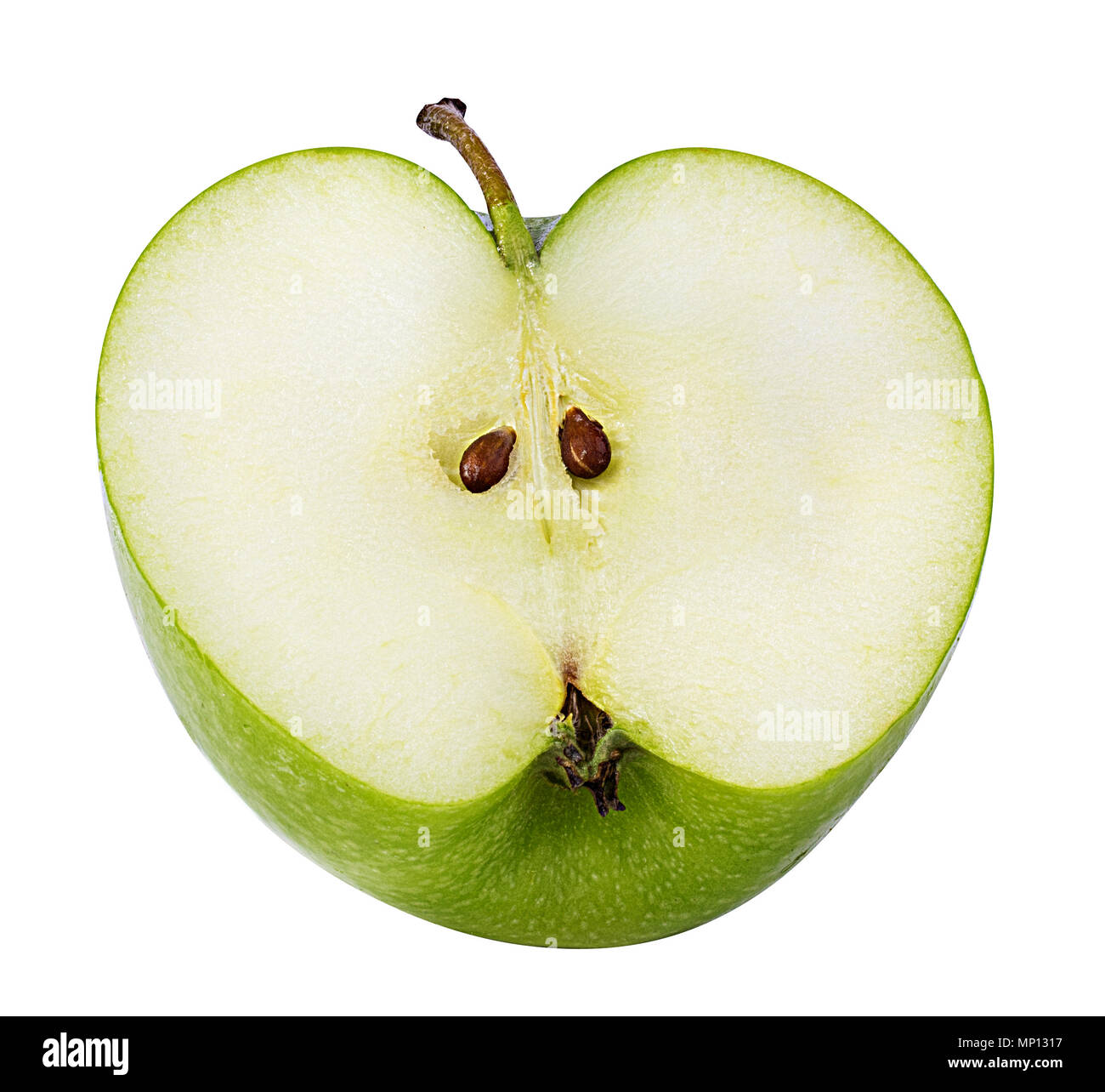 apple on a white background Stock Photo - Alamy