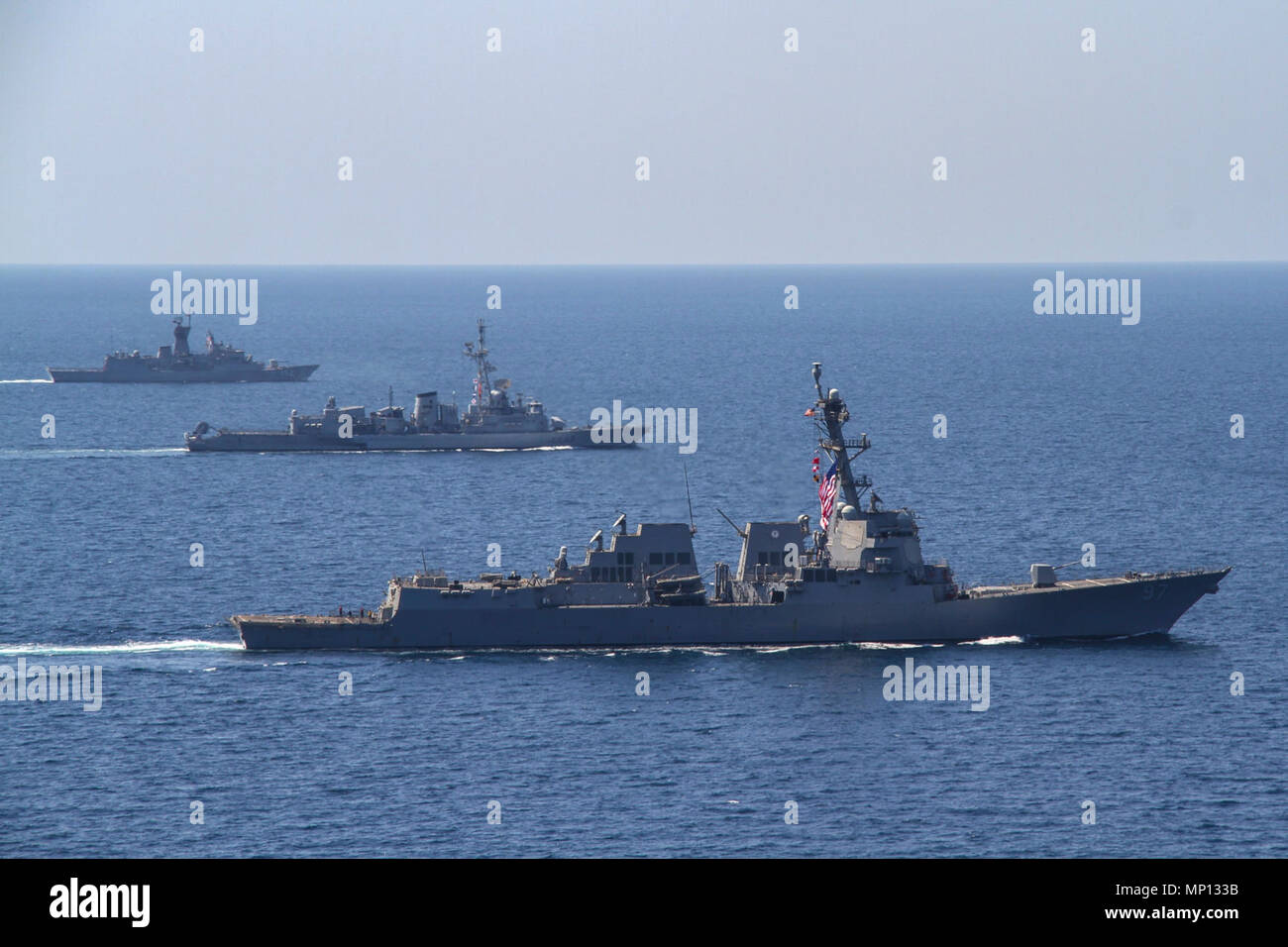 ARABIAN GULF (March 8, 2018) The Arleigh Burke-class guided-missile ...