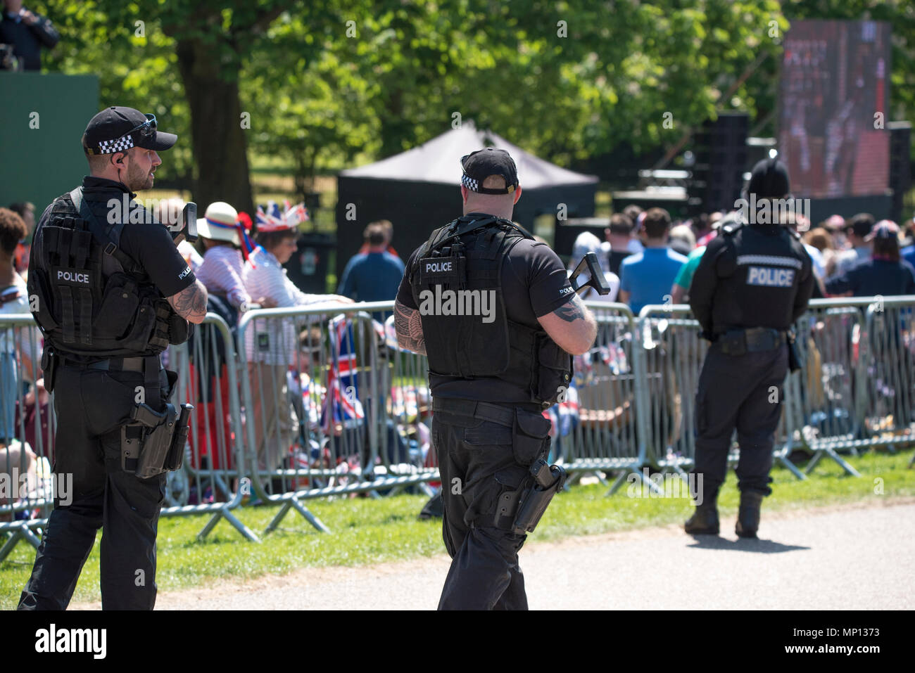 19 May 2018 - Armed police, security, and other protection officers ...