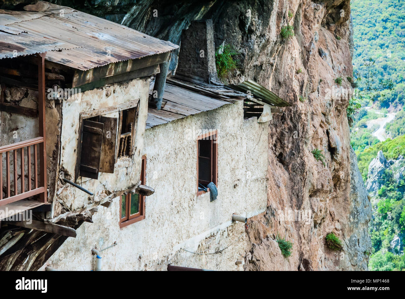 Prodromos monastery in Arcadia, Peloponnese Greece. The monastery is ...