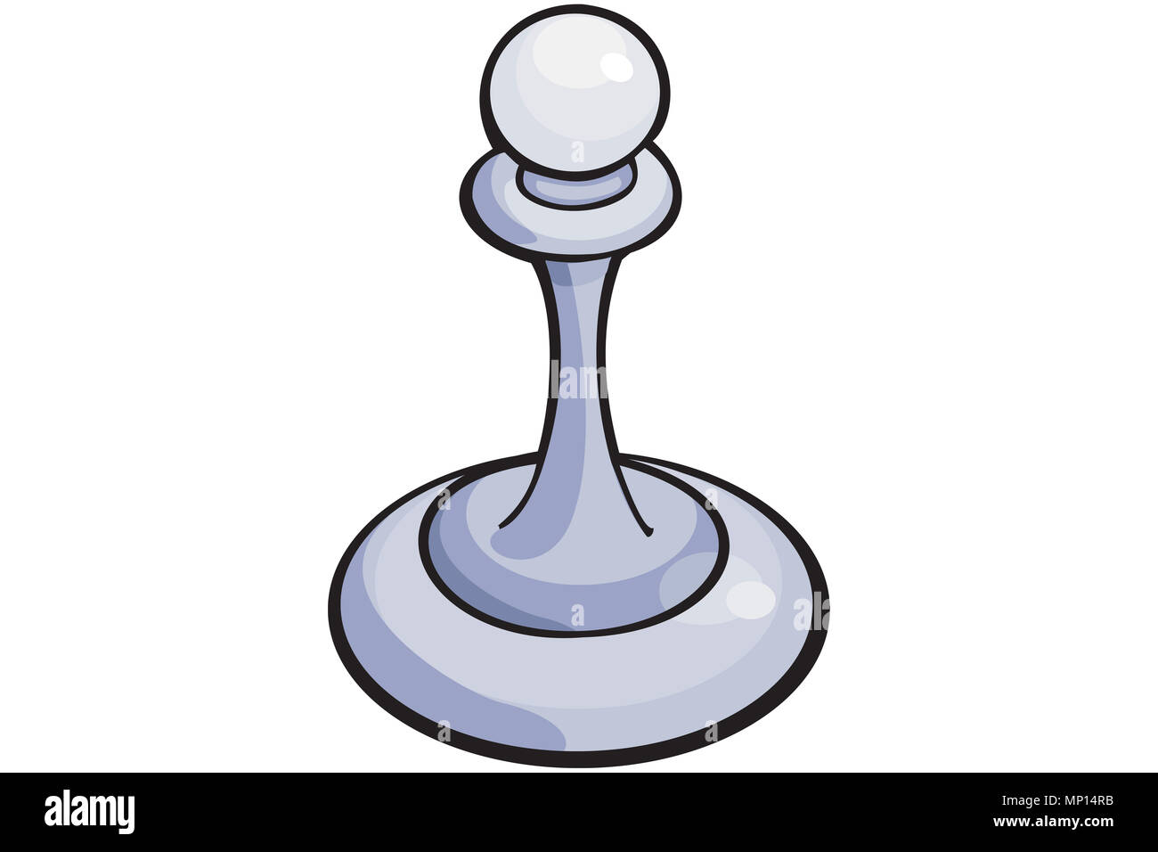 Illustrated image of a chess peice Stock Photo - Alamy