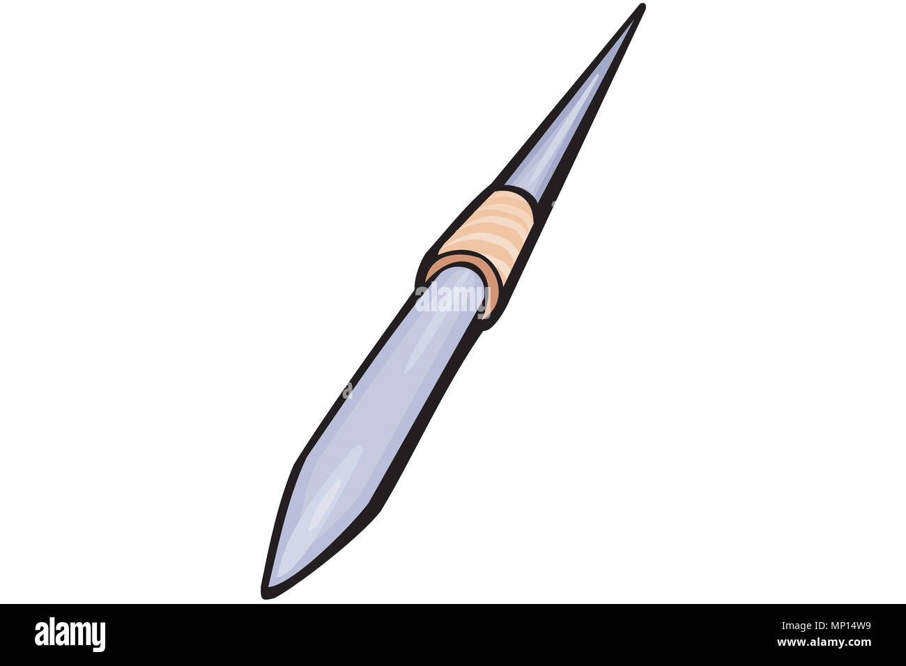 Illustrated image of a pole Stock Photo - Alamy