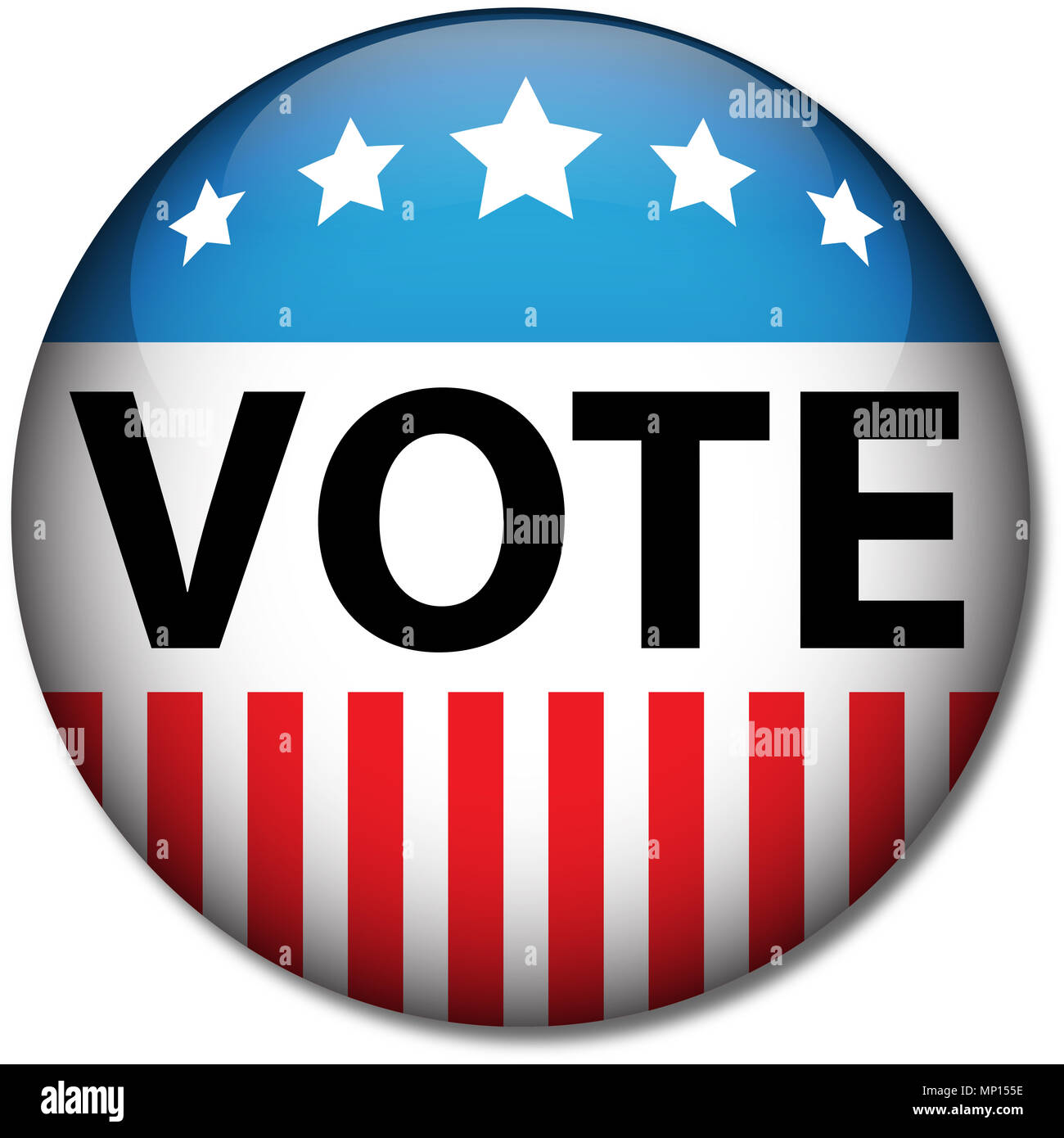 American vote icon Stock Photo - Alamy