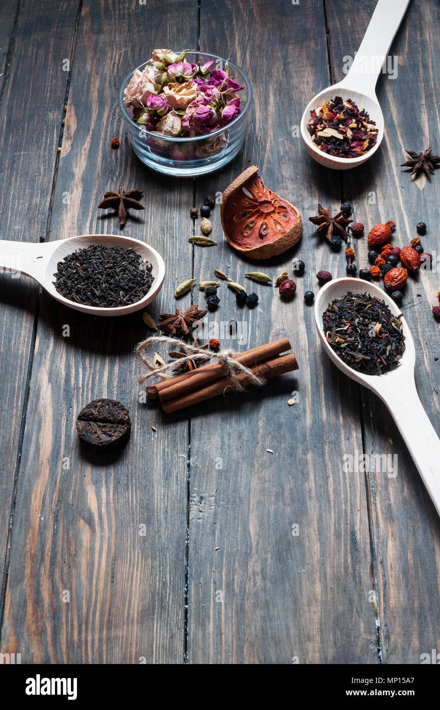 Wooden tea spoons hi-res stock photography and images - Alamy