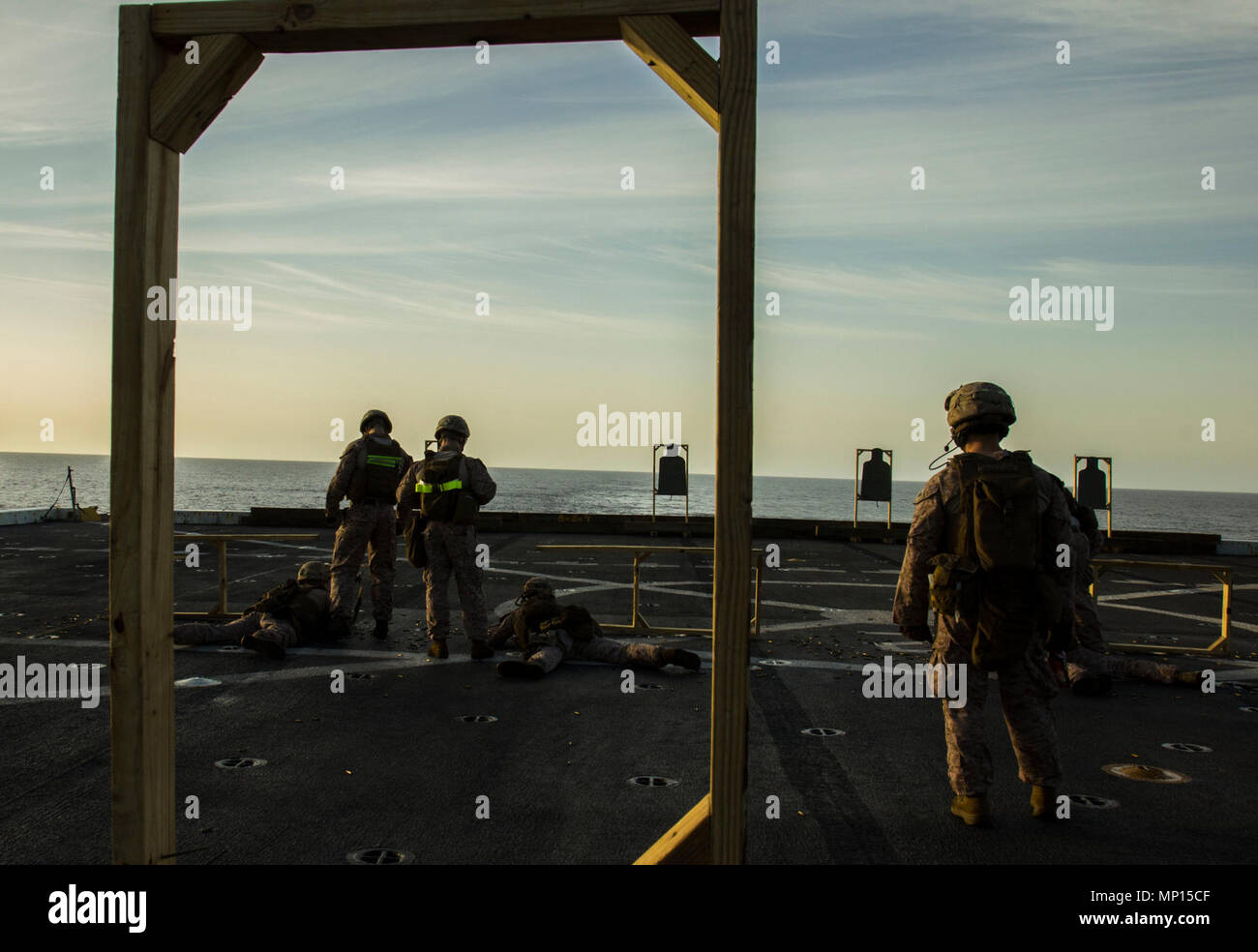 MEDITERRANEAN SEA (March 14, 2018) Marines assigned to Battalion ...