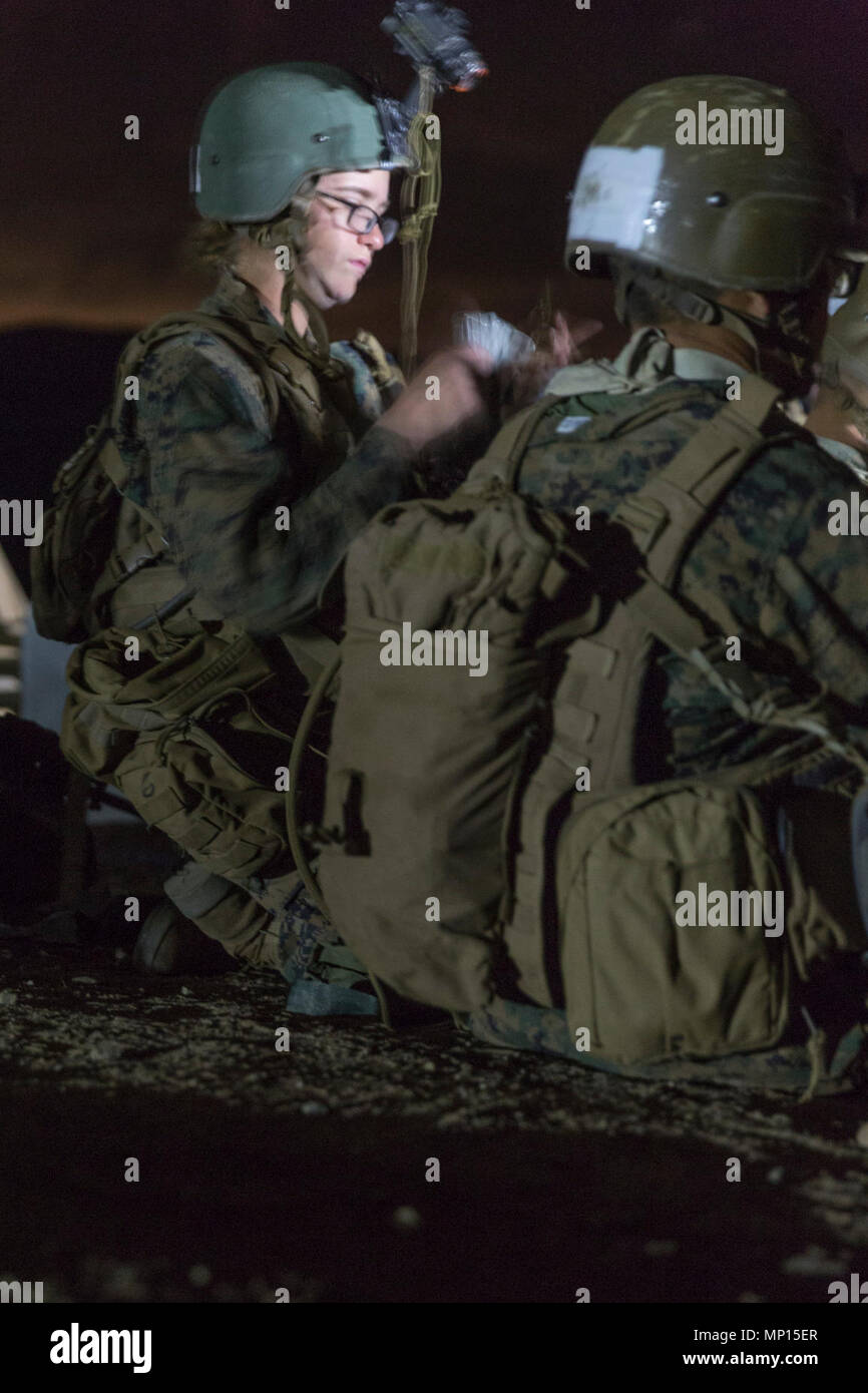 U.S. Marines with Golf Company, Marine Combat Training Battalion (MCT ...