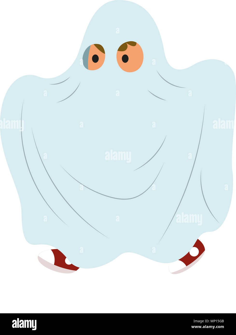 Illustration of a scary ghost Stock Photo - Alamy