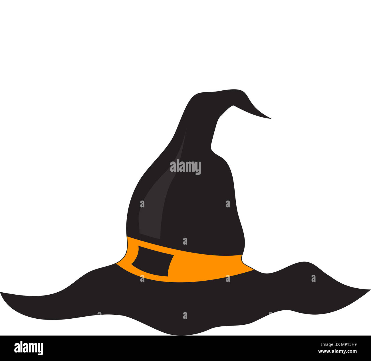 Illustration of a witch hat Stock Photo - Alamy