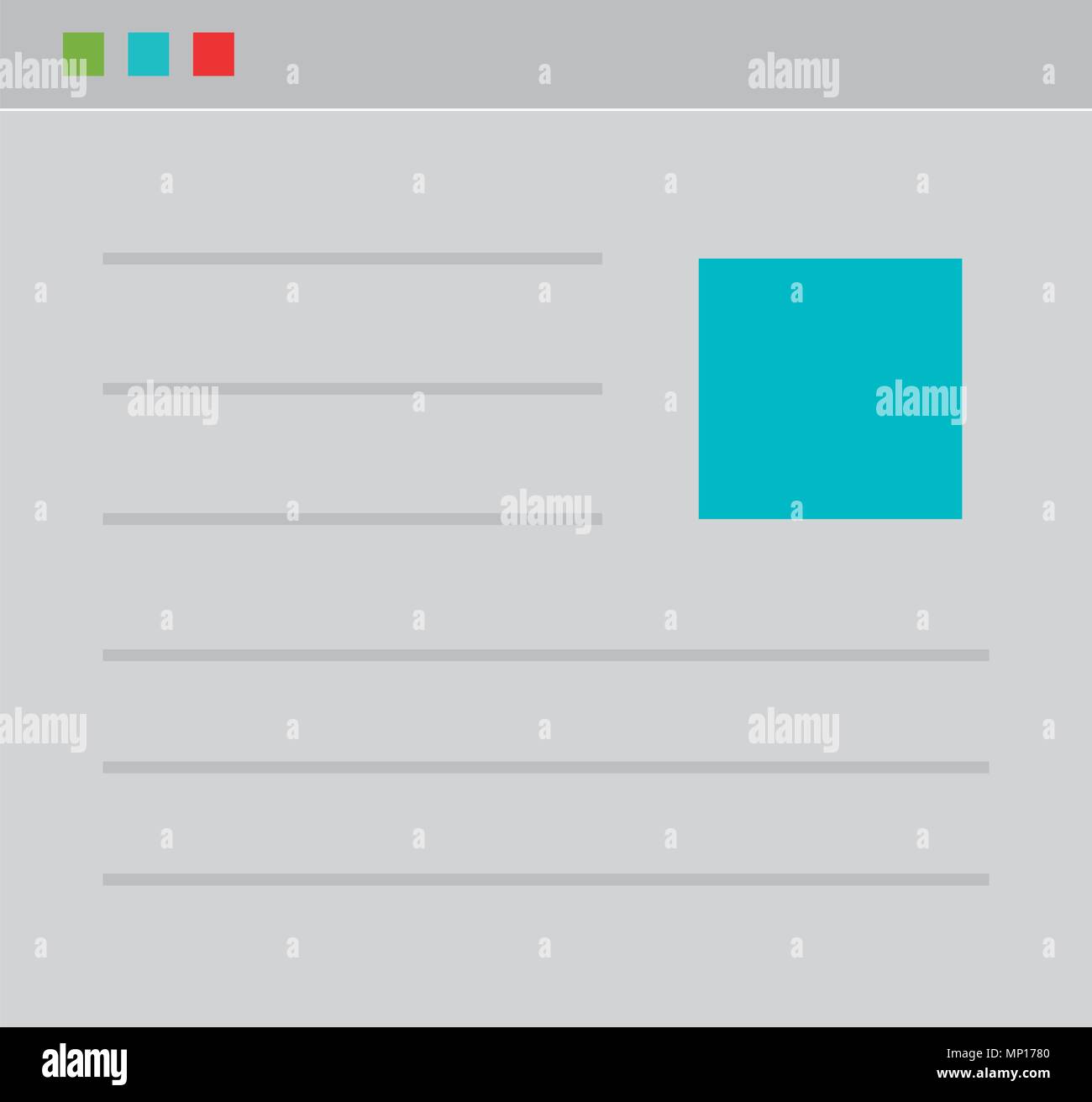 webpage template windows icon vector illustration design Stock Vector ...