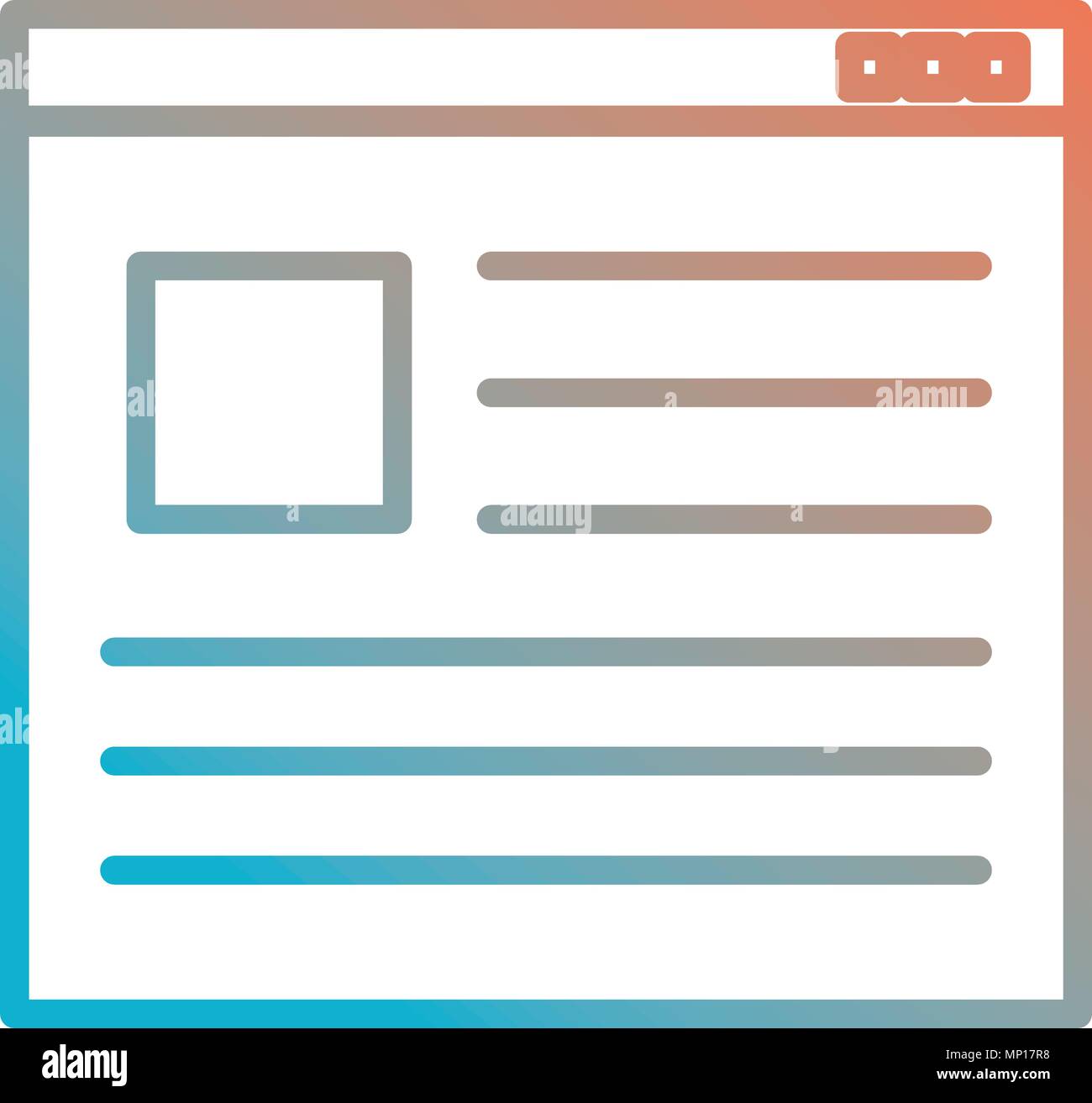 Windows tab icon hi-res stock photography and images - Alamy