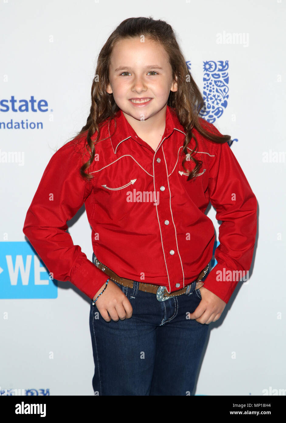 Celebrities attend WE Day California at The Forum. Featuring: Macey ...