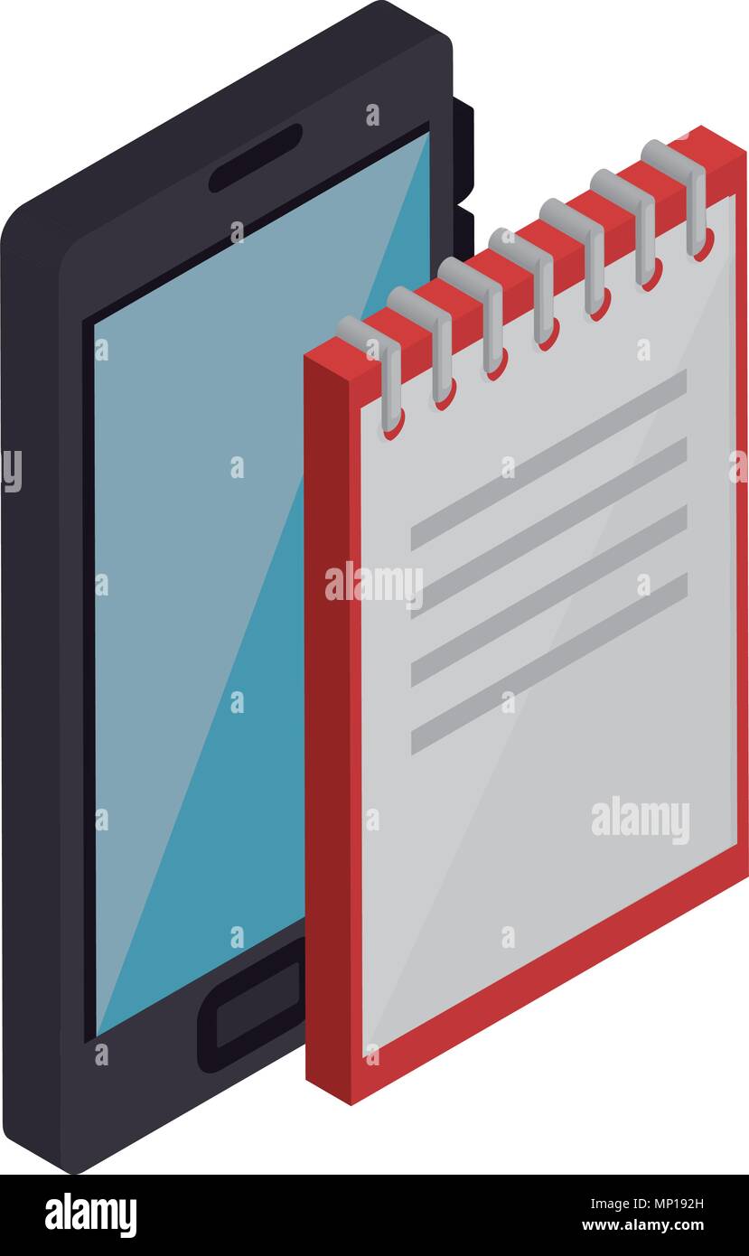 Notebook paper sheets sketchbook Stock Vector Images - Alamy