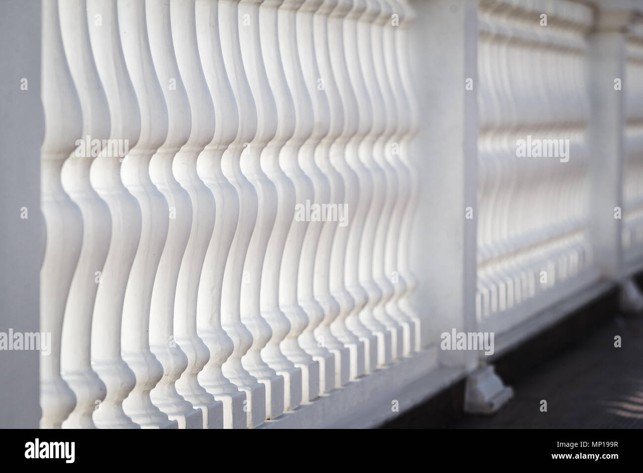 Classic stone fence with columns Stock Photo - Alamy