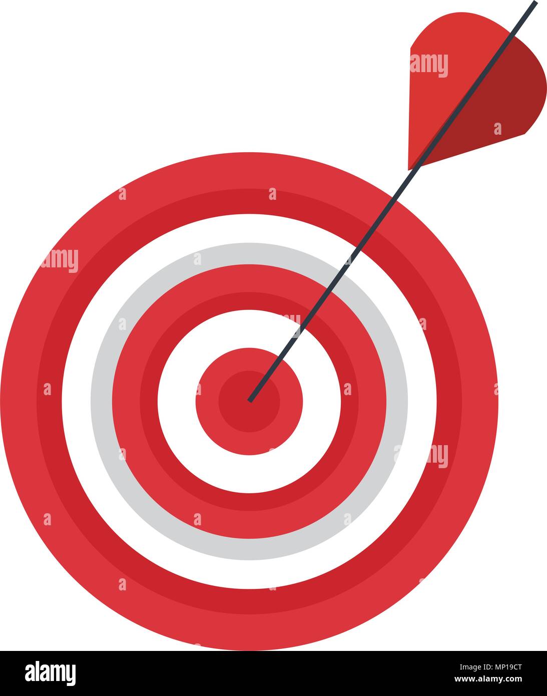target with arrow icon Stock Vector Image & Art - Alamy