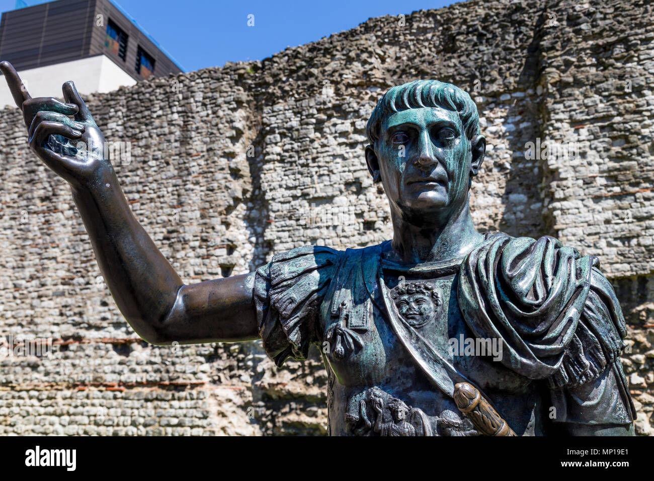 Statue of the roman emperor trajan hi-res stock photography and images ...