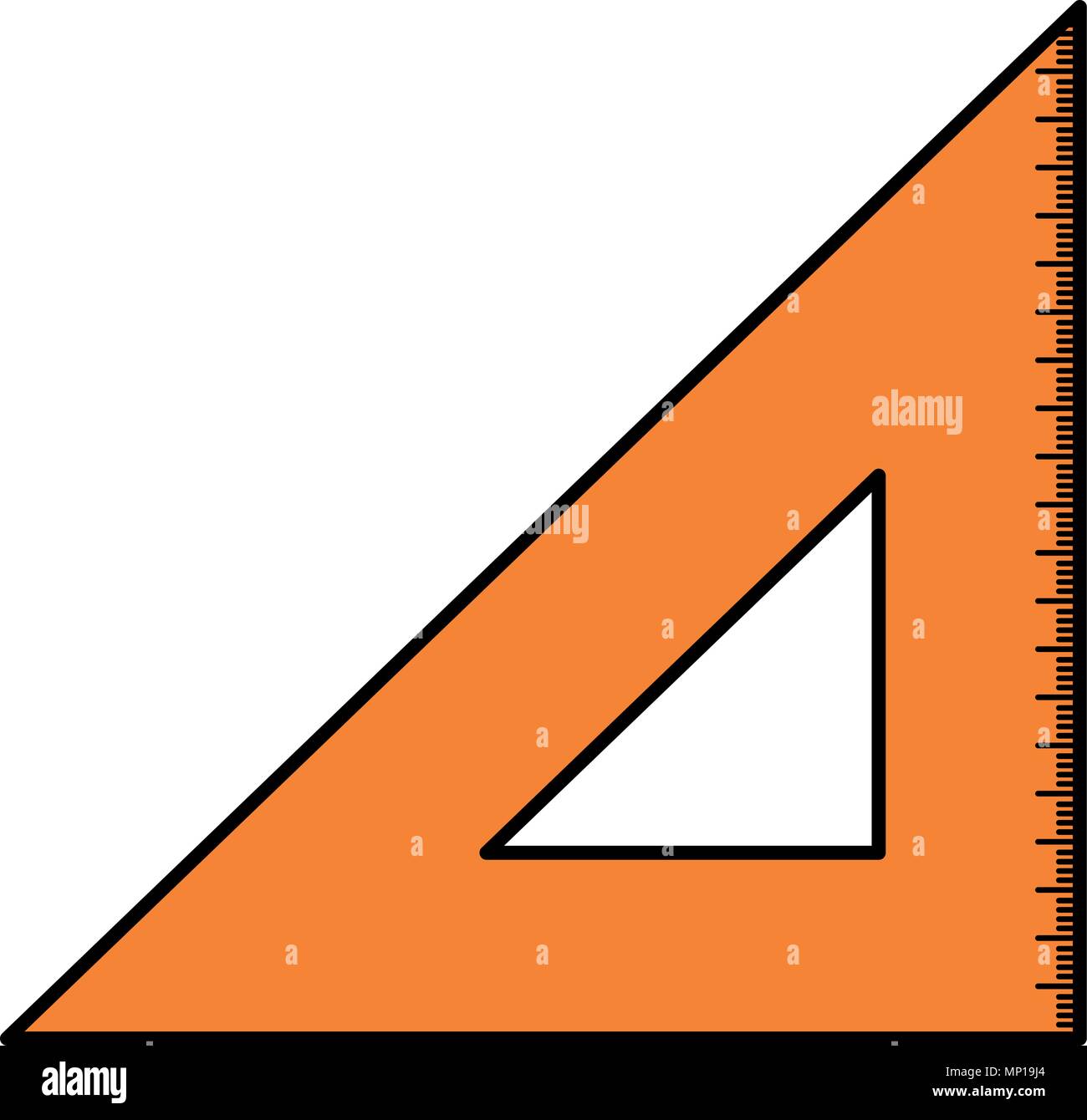 triangular geometric rule school Stock Vector Image & Art - Alamy