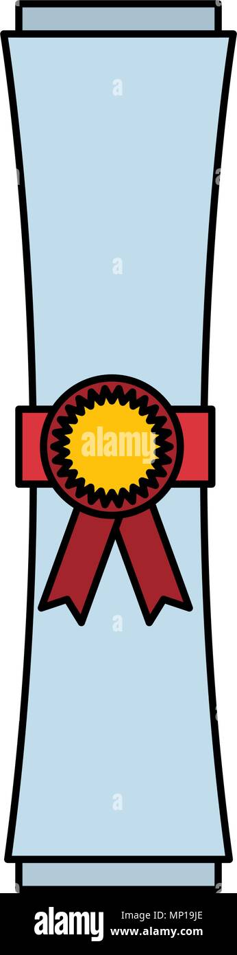 graduation certificate isolated icon Stock Vector Image & Art - Alamy