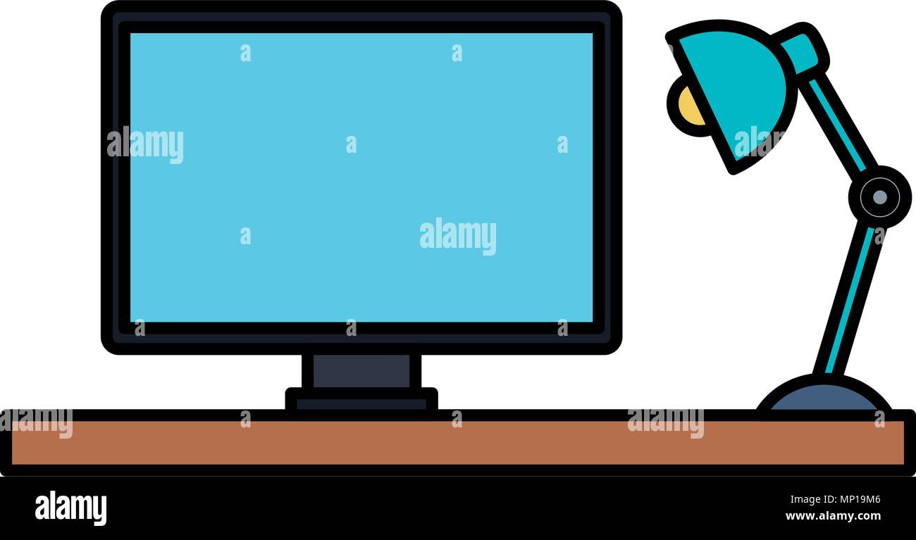Computer illuminate Stock Vector Images - Alamy