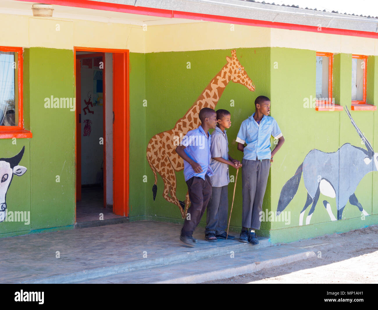 Grootberg Primary School Namibia August 2017 Stock Photo - Alamy