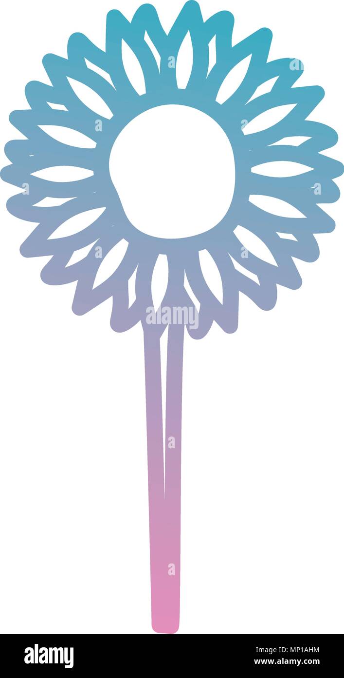 beautiful flower decorative icon Stock Vector Image & Art - Alamy
