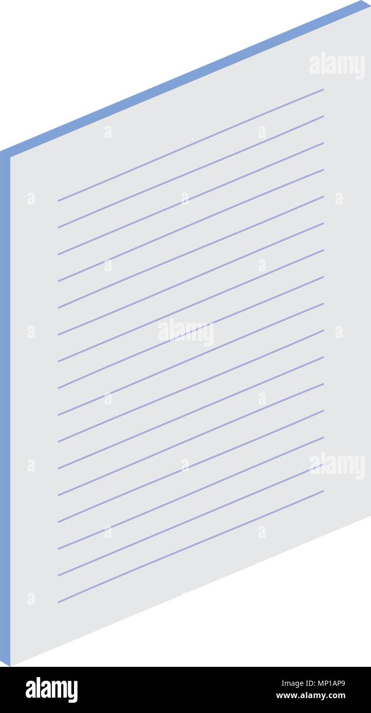 paper document isometric icon Stock Vector Image & Art - Alamy