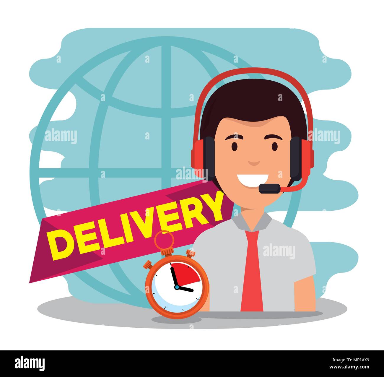 Call center planet Stock Vector Images - Alamy